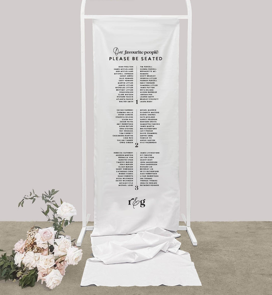 Seating Chart Signs & Plans for Wedding – State of Elliott