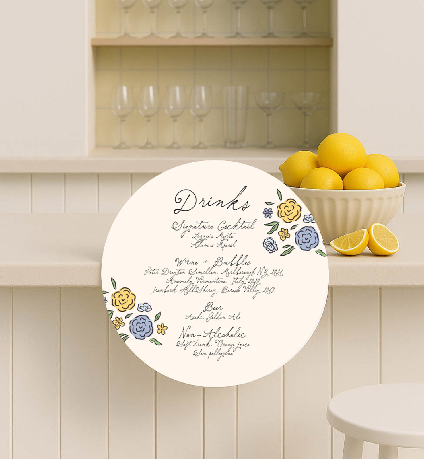Storybook Hanging Bar Sign – State of Elliott